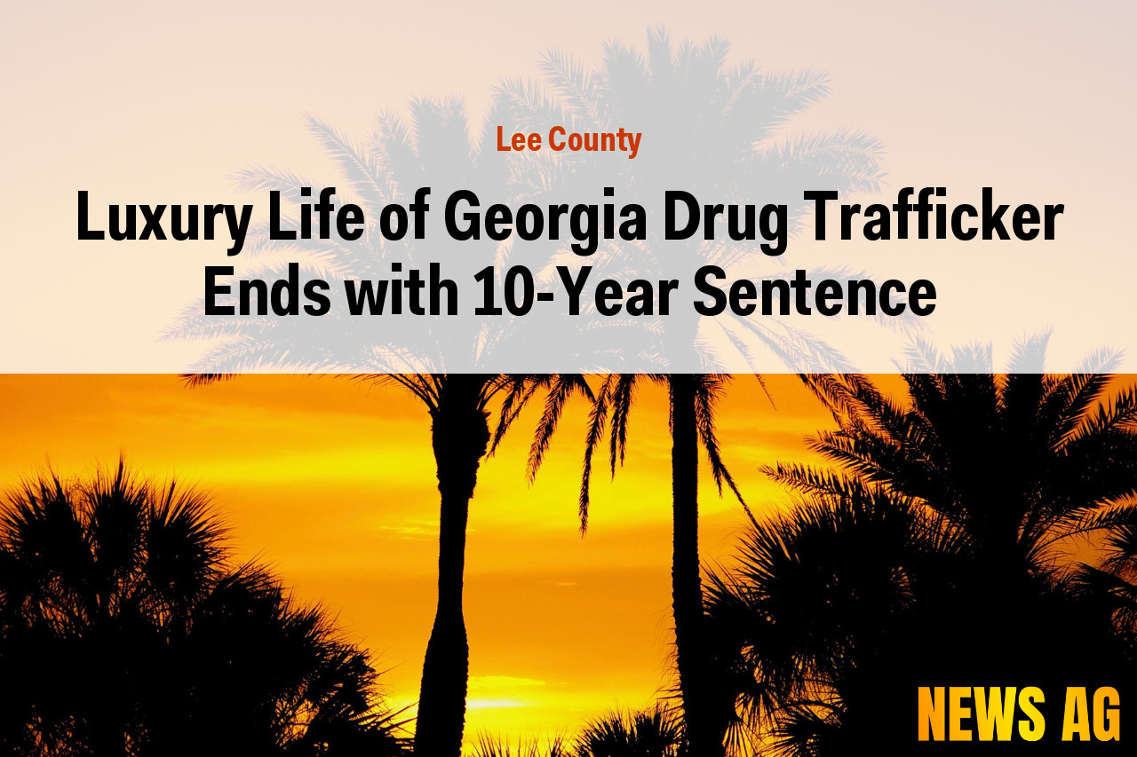 Luxury Life of Georgia Drug Trafficker Ends with 10-Year Sentence